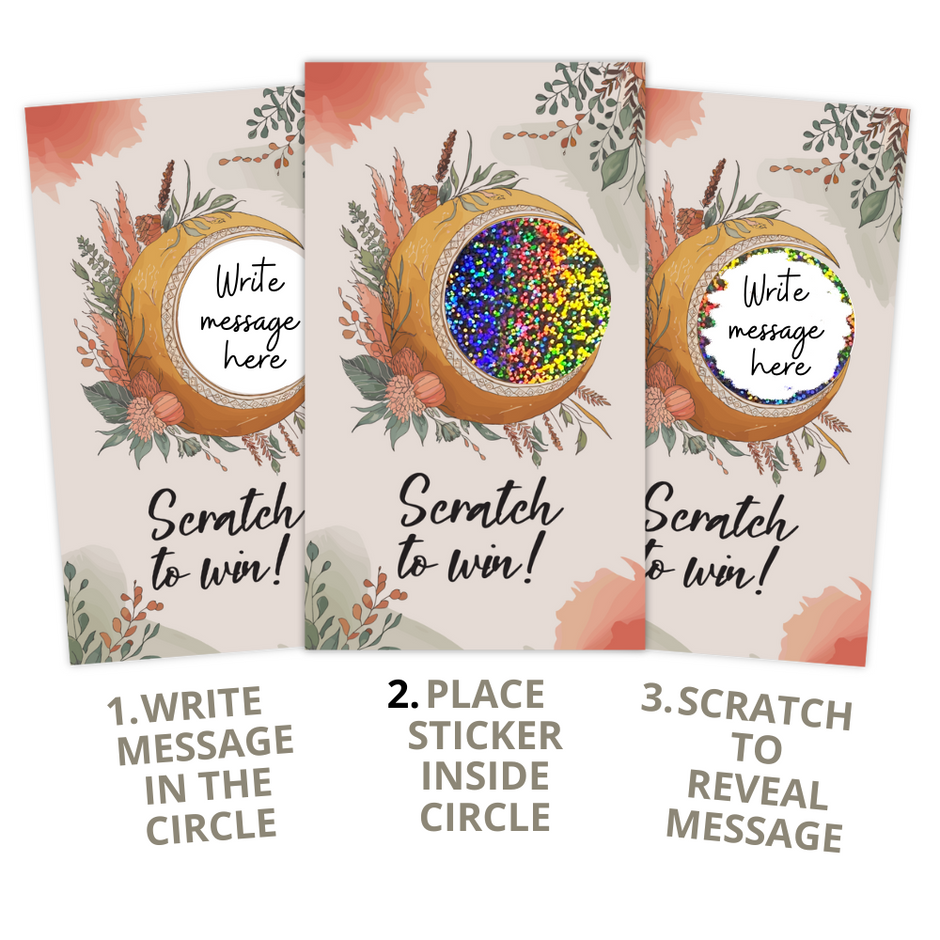 Scratch Off Cards – Unicorn Smiles
