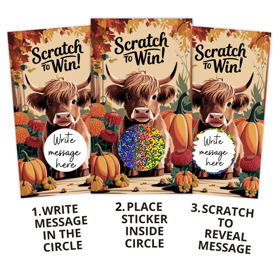 Scratch Off Cards – Unicorn Smiles
